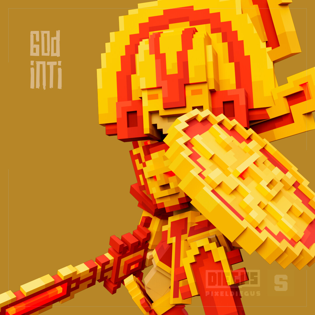 ArtStation - Inca God Inti