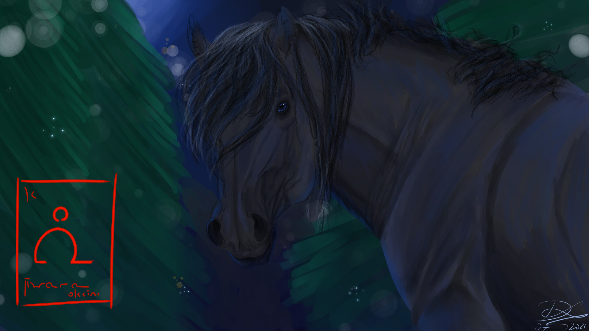 ArtStation - Sleipnir - the winter horse