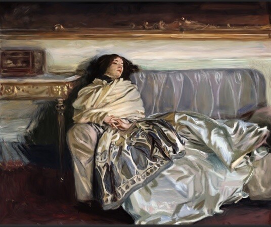 ArtStation - Repose by John Singer Sargent.