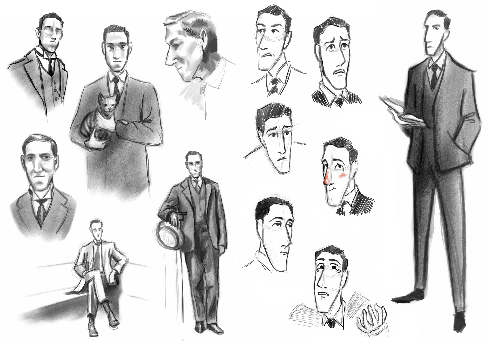 ArtStation - HPL character design