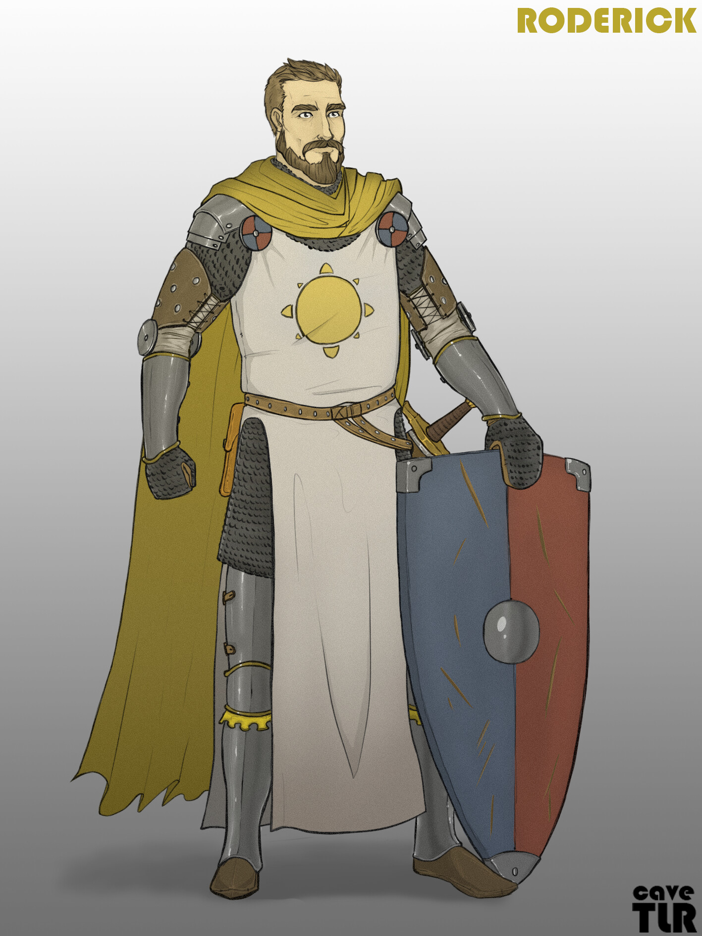 ArtStation - My paladin character (redraw)