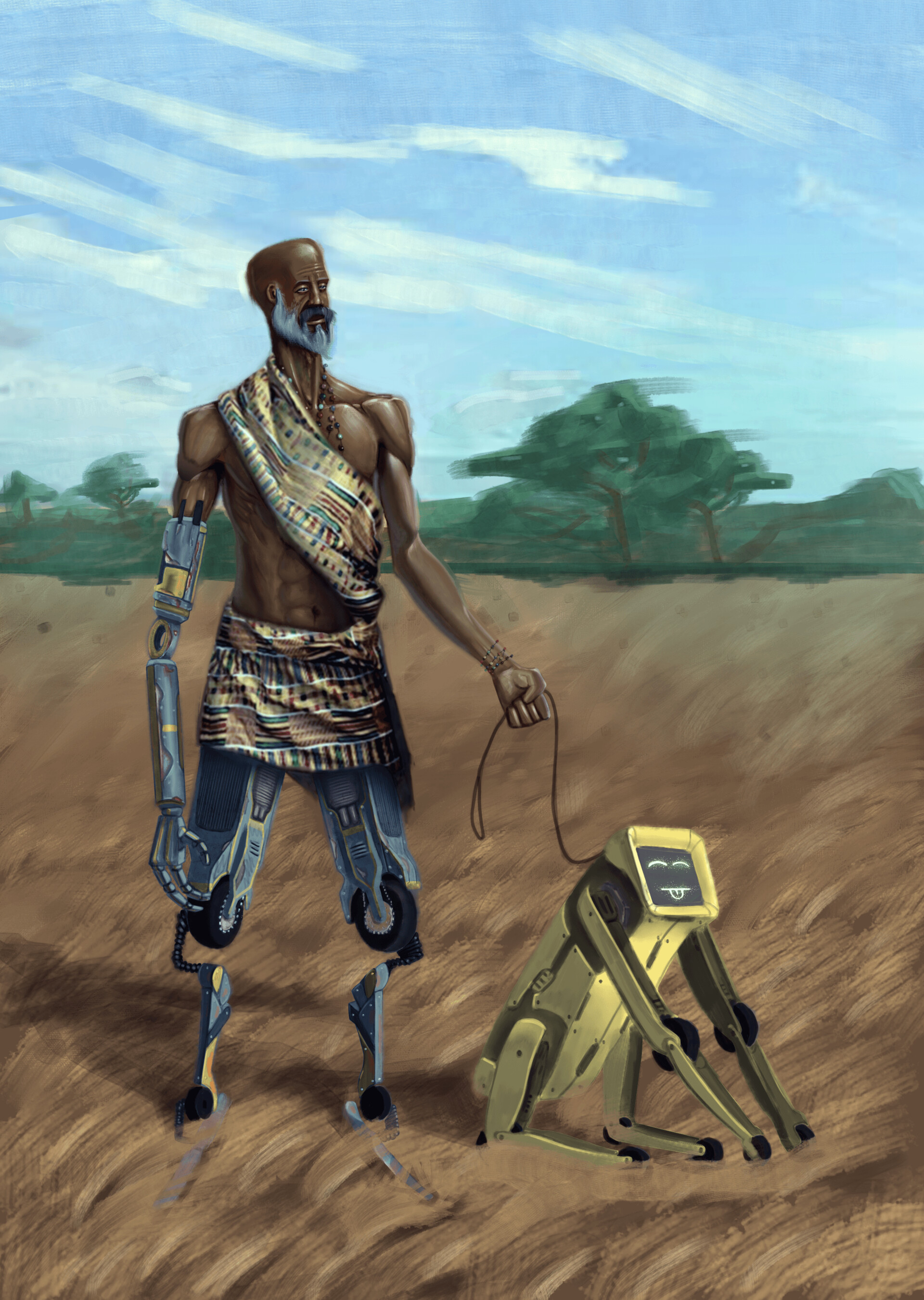 ArtStation - The Speedster and his best friend