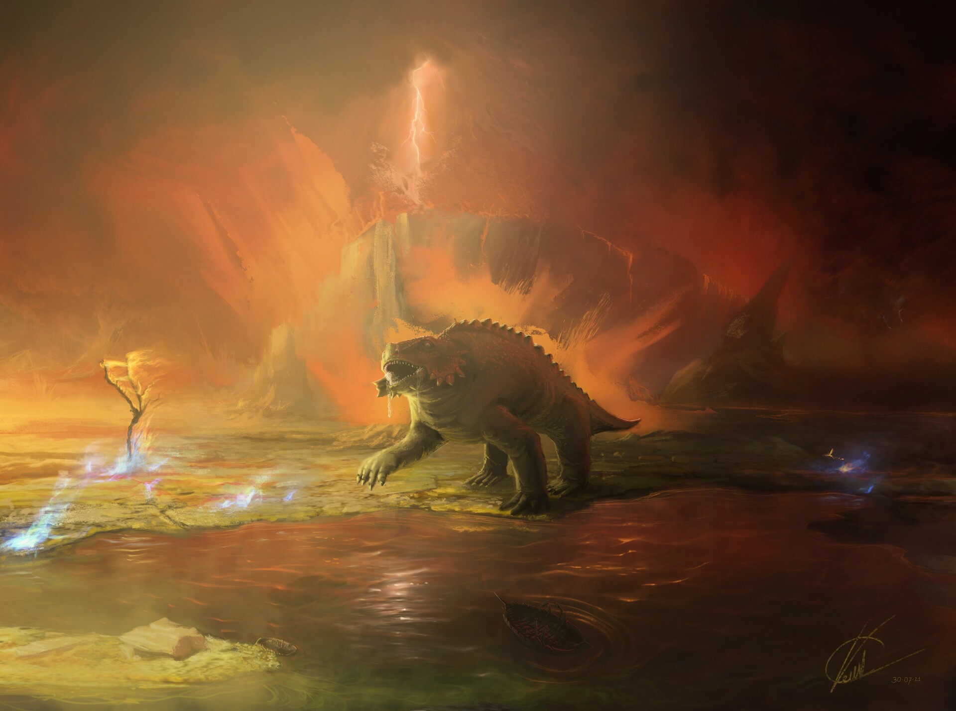 ArtStation - Extinction - Permian