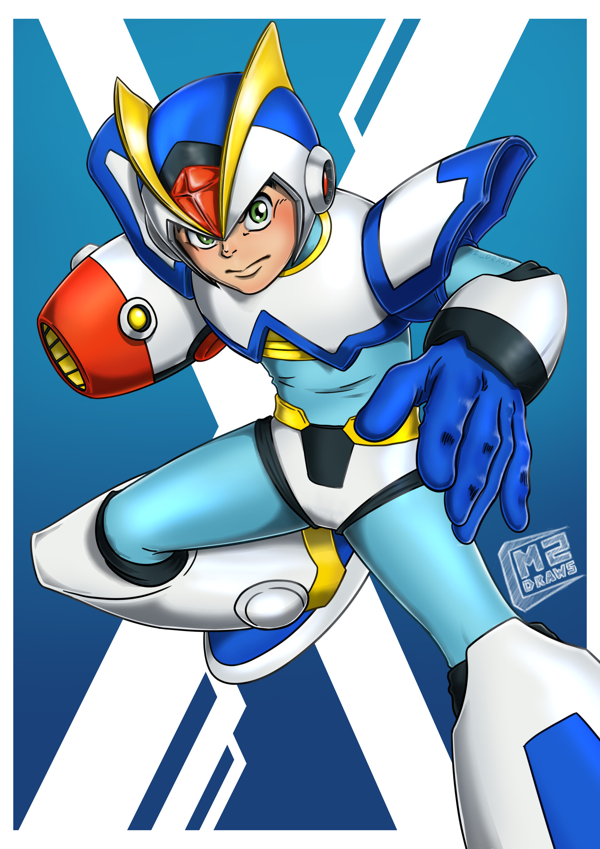 ArtStation - Megaman X - First Armor