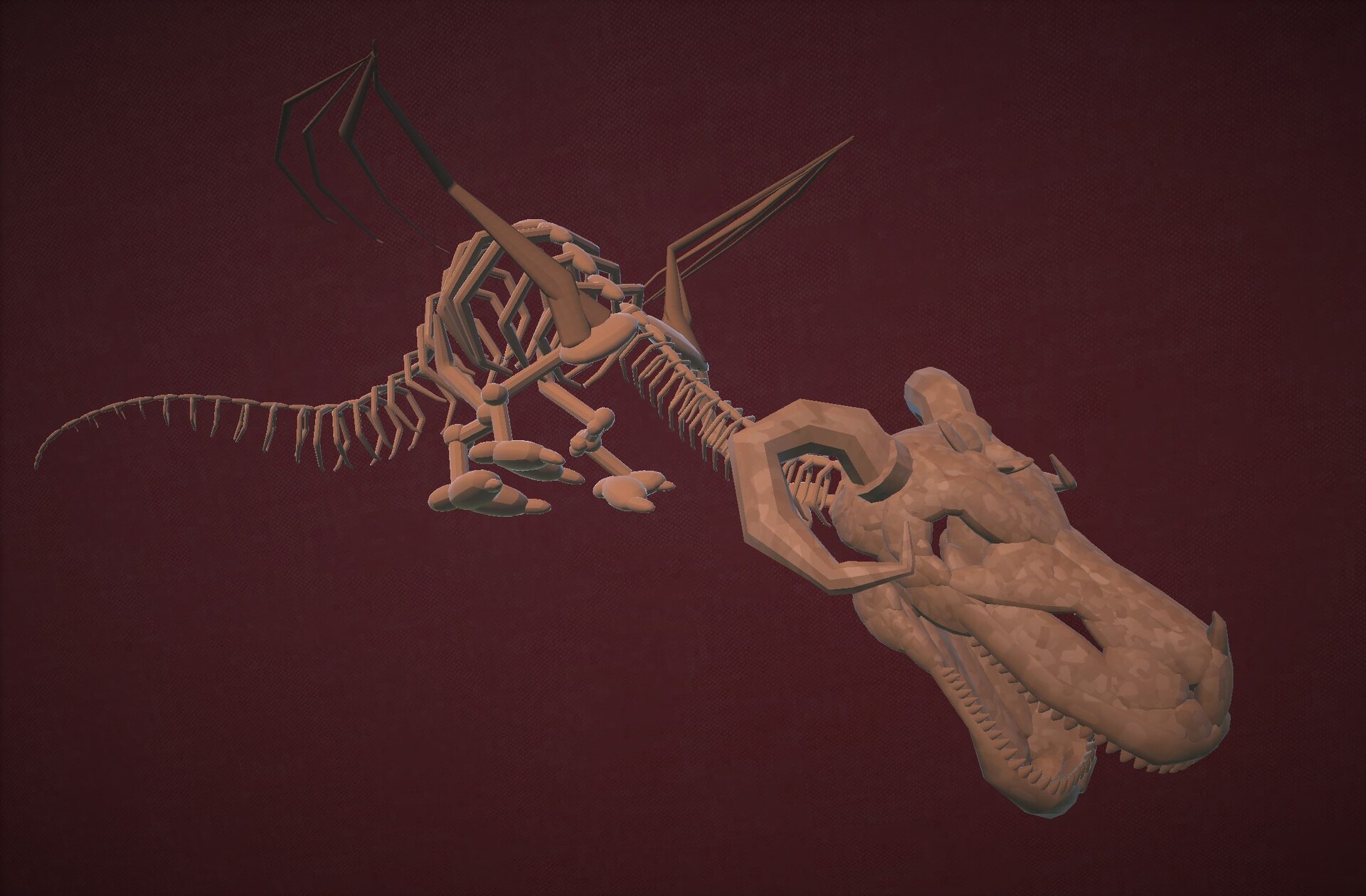 ArtStation - Dragon Skeleton