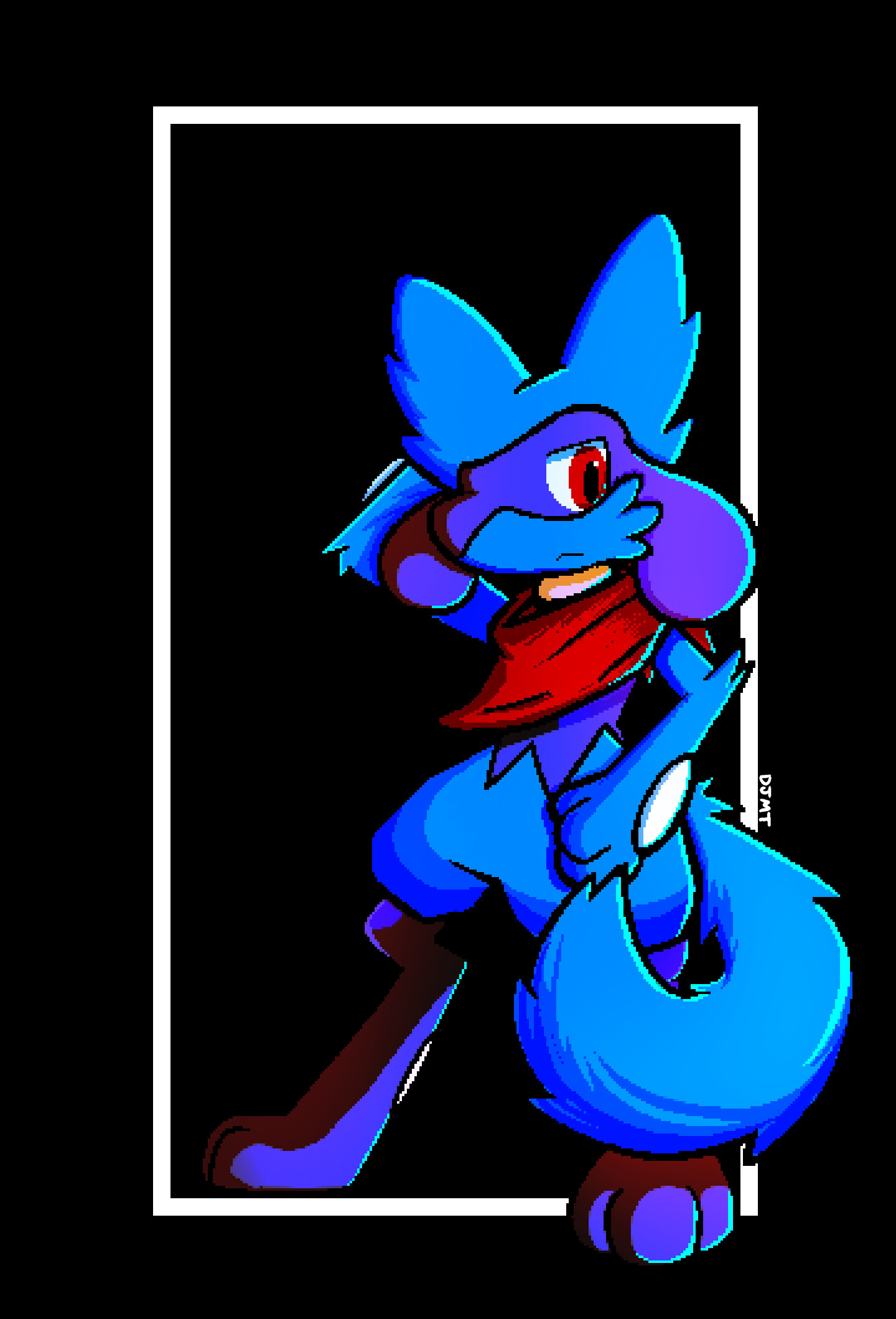 ArtStation - Pixel Style Riolu