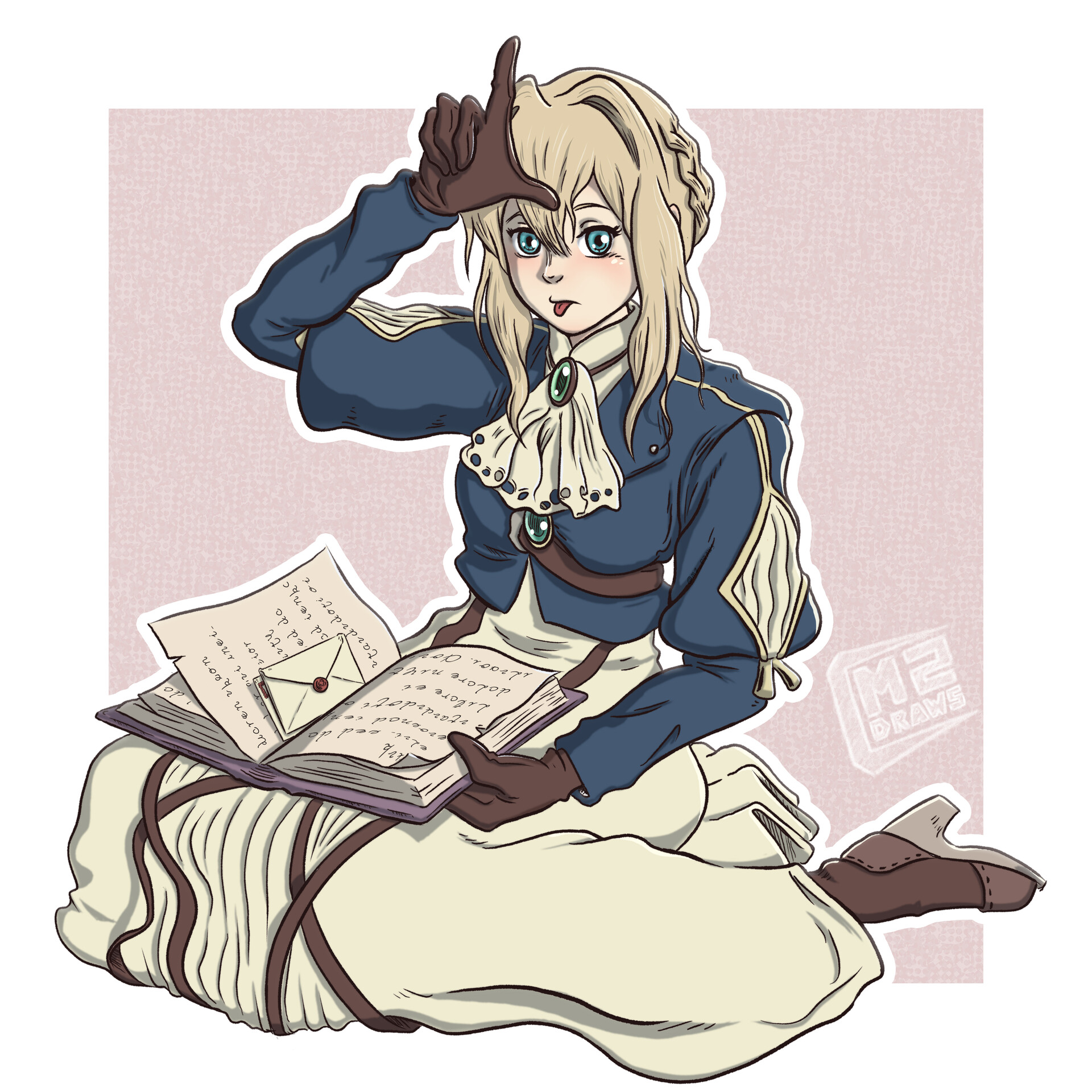 ArtStation - Violet Evergarden - Loser Sign