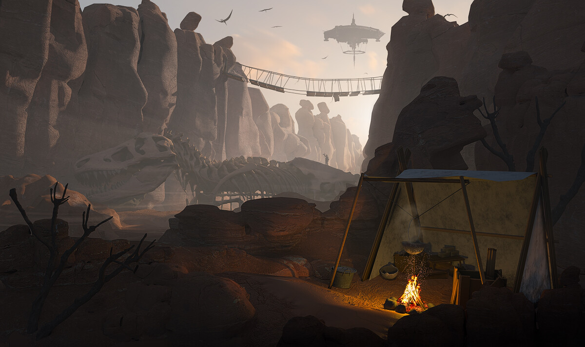 ArtStation - 龙熄峡谷Longxi Canyon