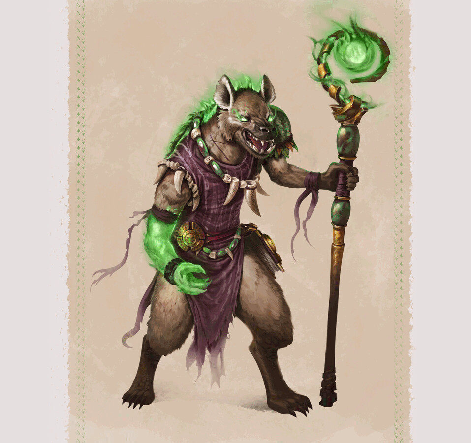 ArtStation - Hyena Druid