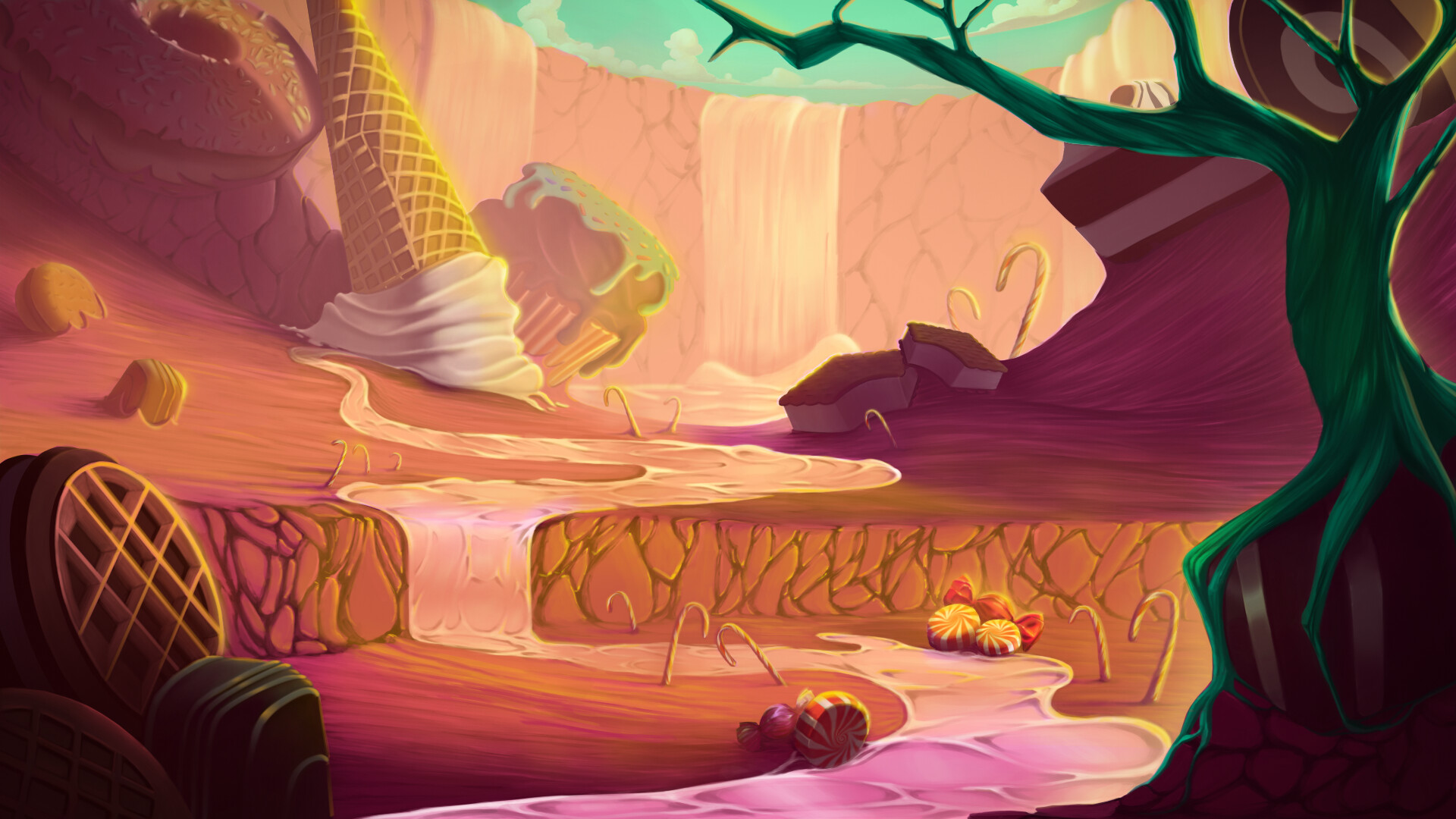ArtStation - Sweet canyon