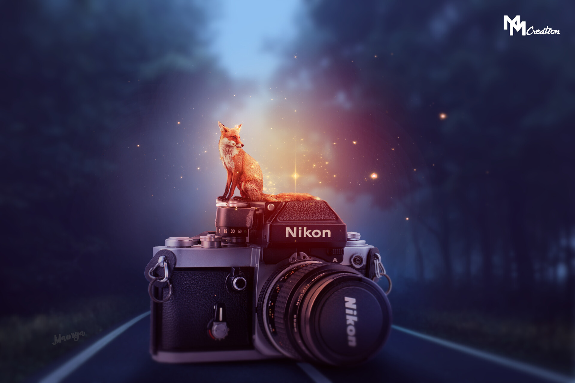 ArtStation - Glowing Fox Art