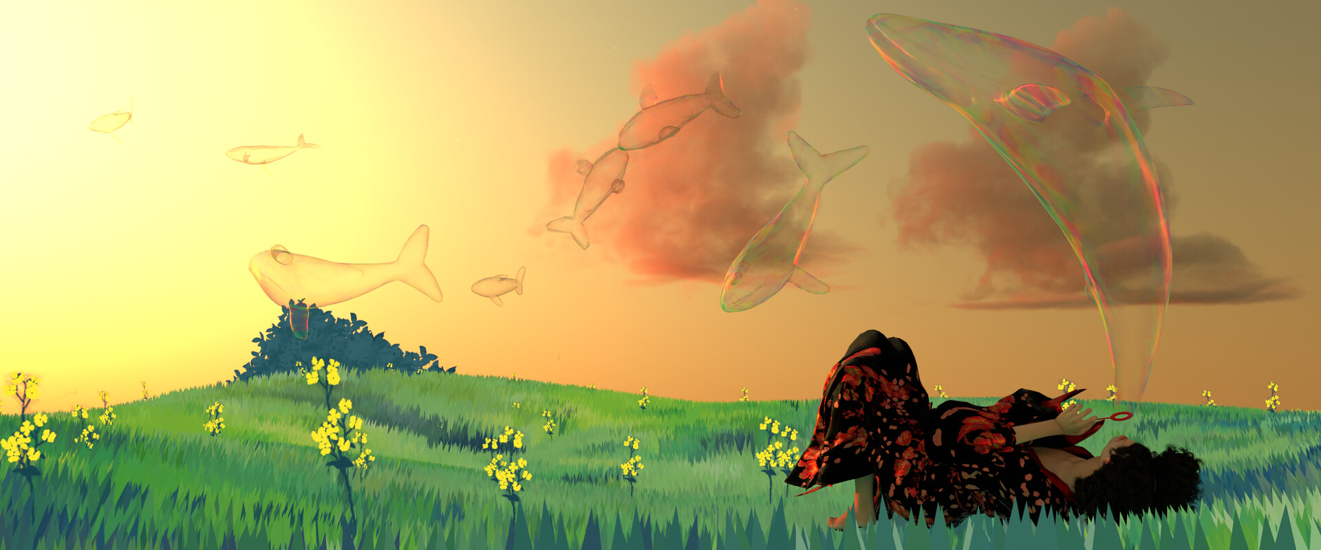 ArtStation - Stay Young. Blow Bubbles.