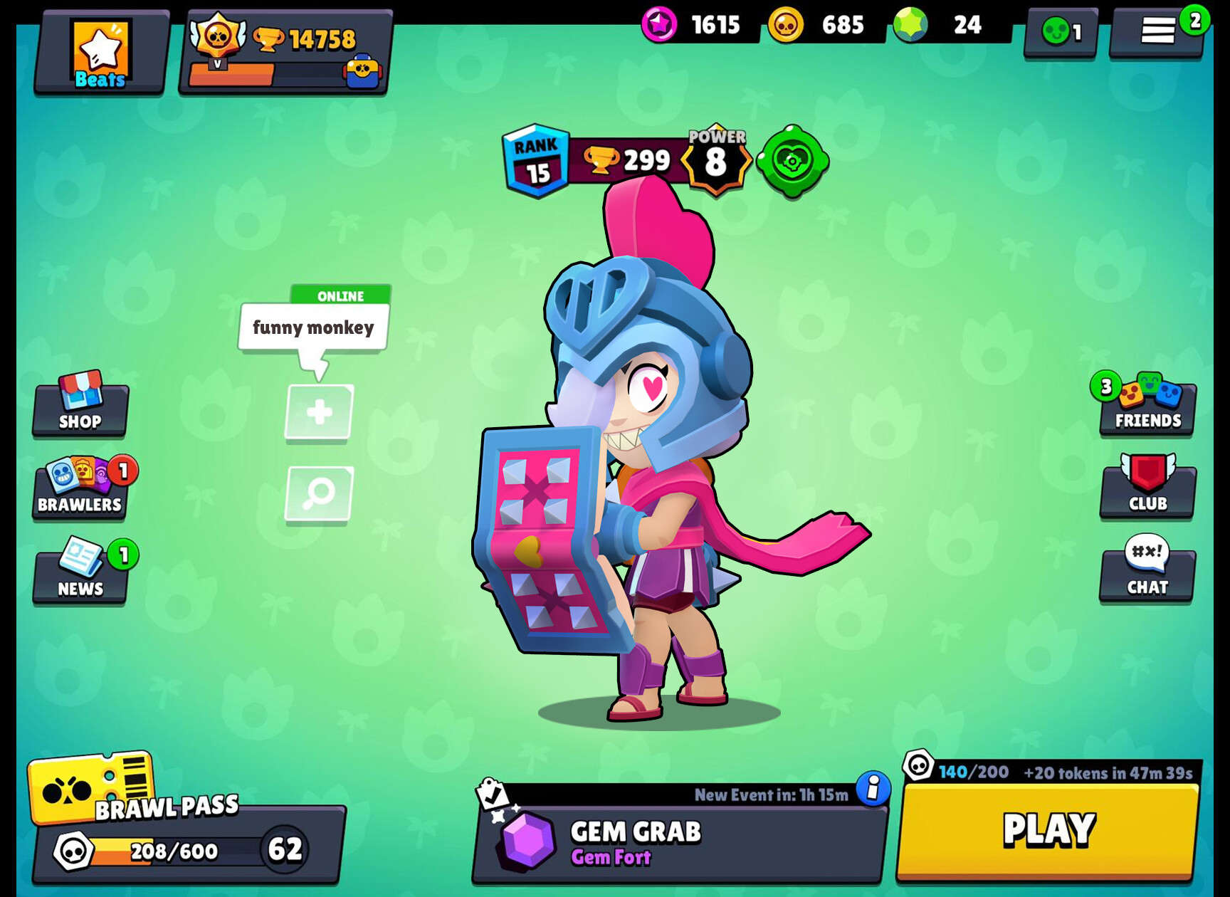 Sam Beattie - Gladiator Colette - Brawl Stars