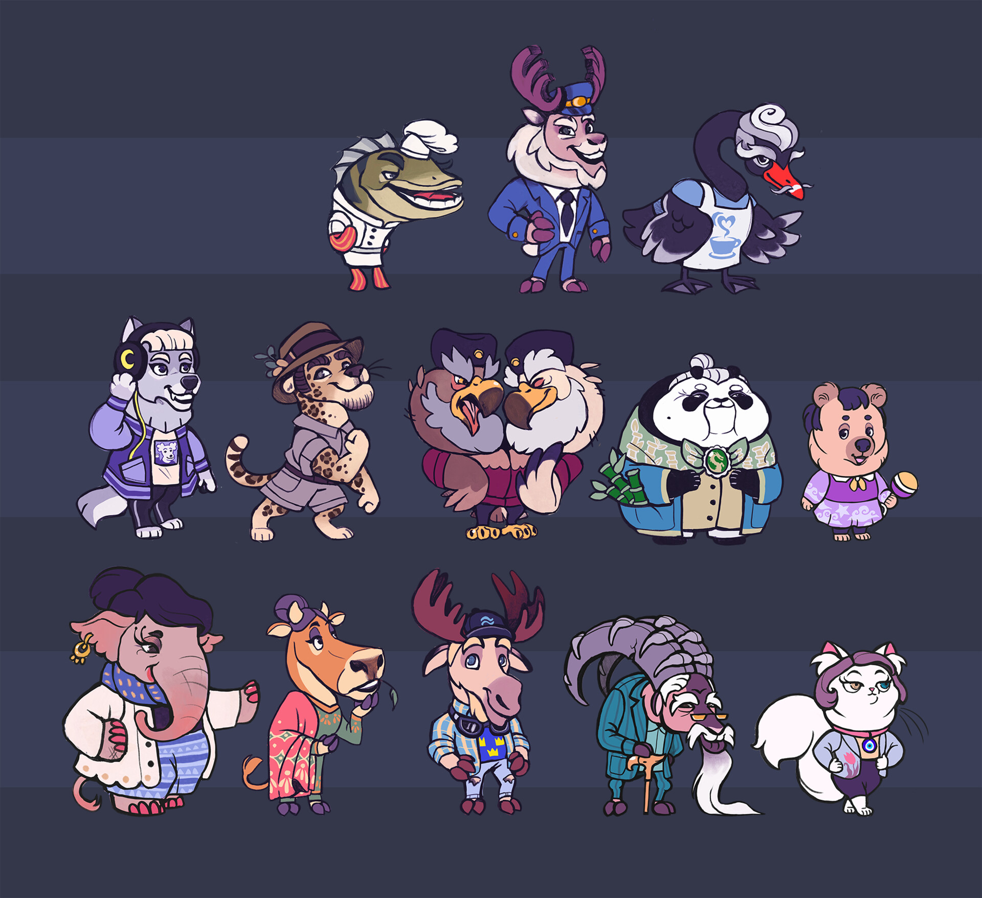 ArtStation - Destination Finland – character cast