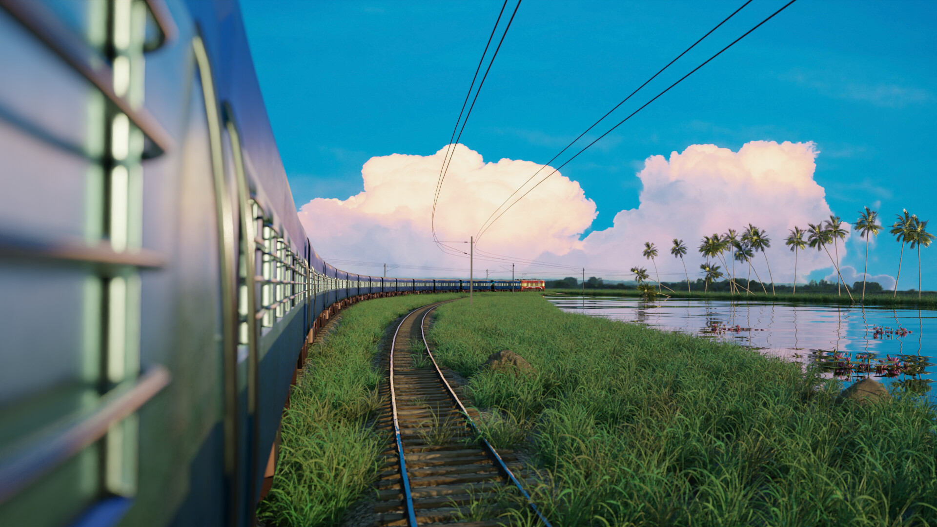 ArtStation - Life on a train, Environment Design