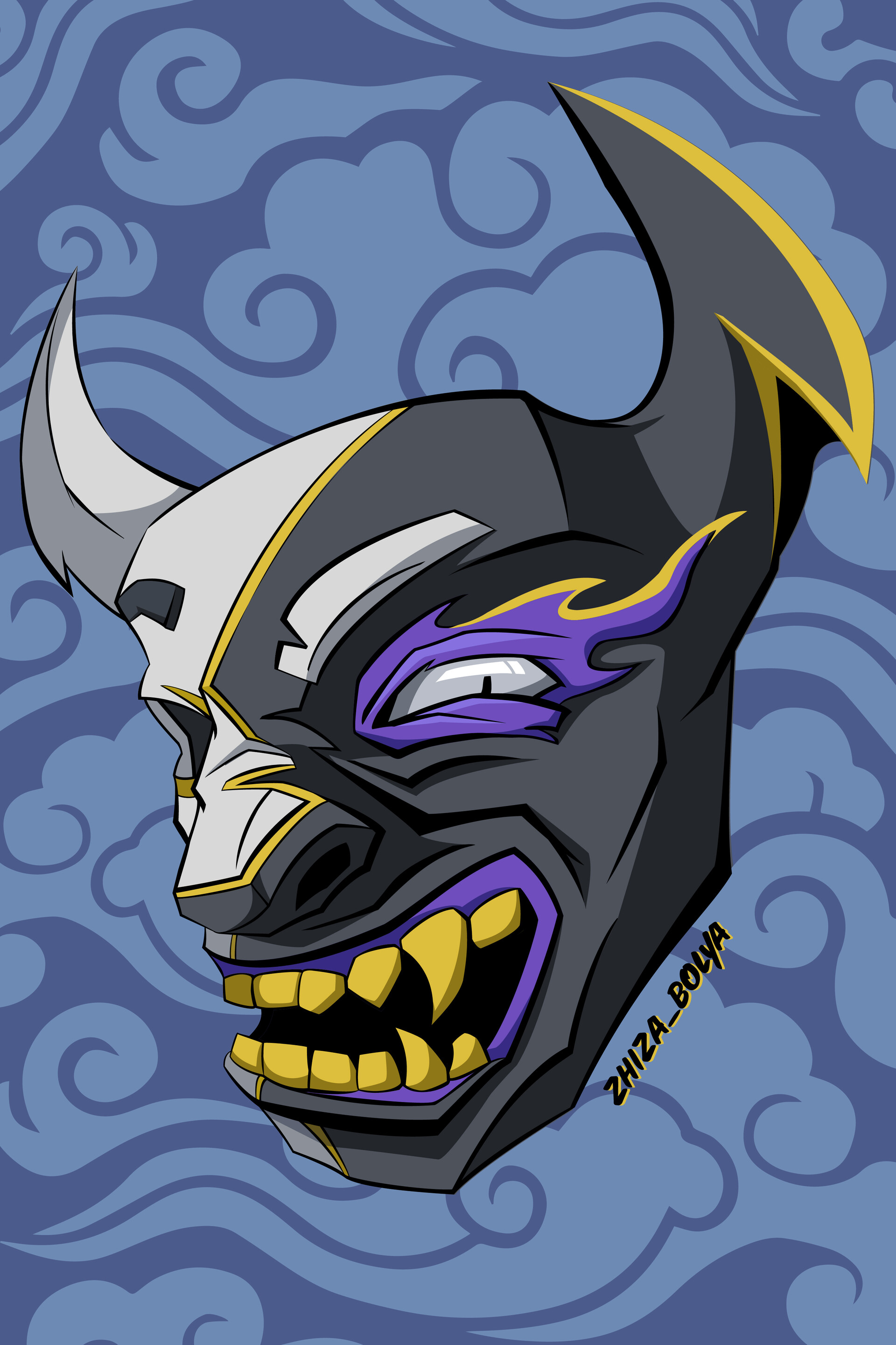 ArtStation - Japanese mask