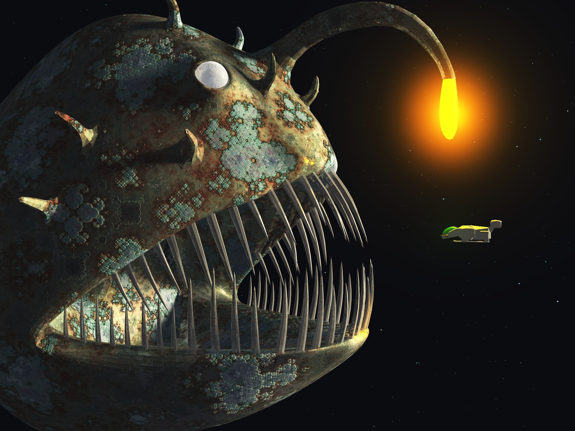 ArtStation - Sea Life in Space