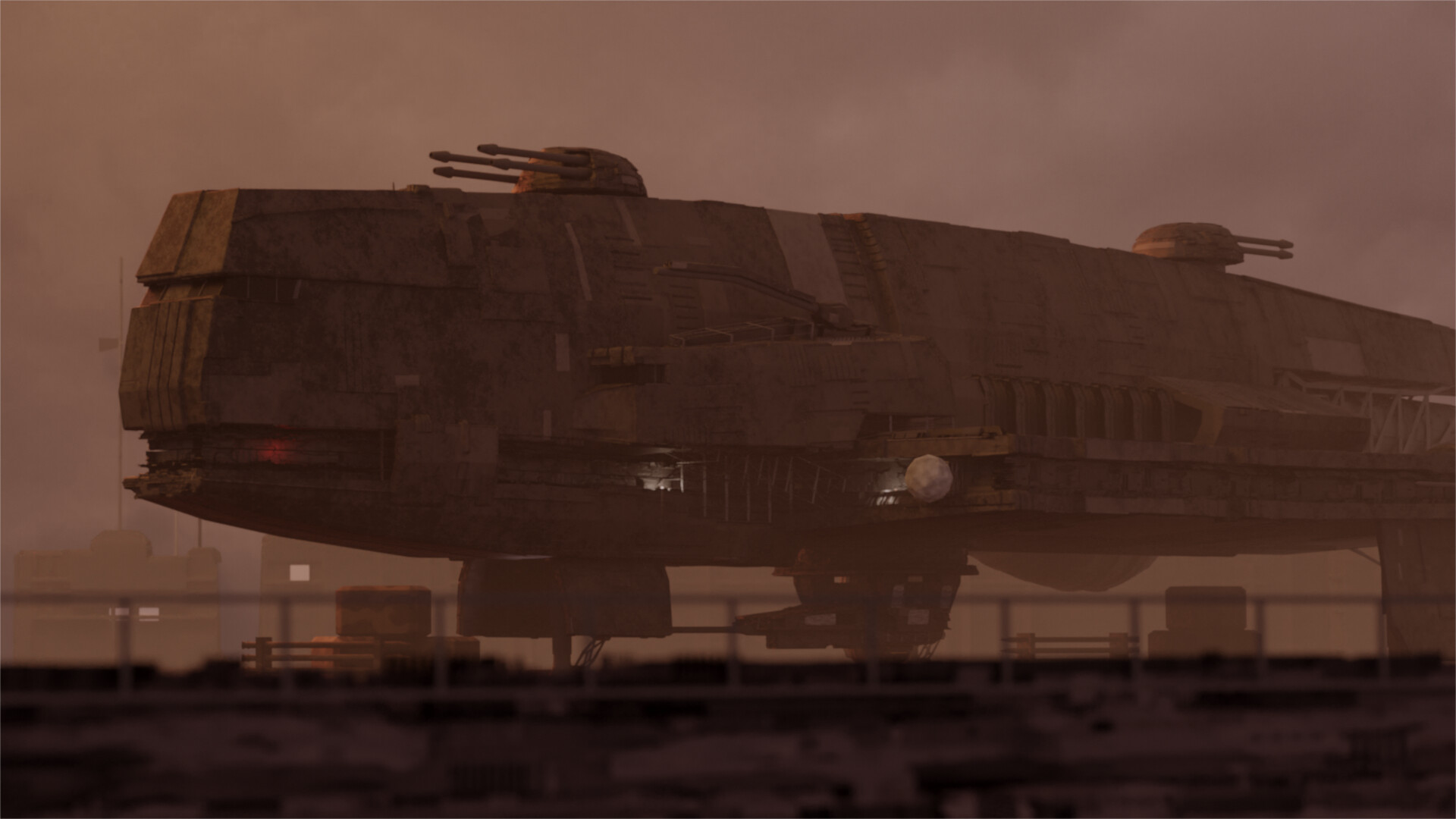 ArtStation - Gozanti class cruiser (custom version)