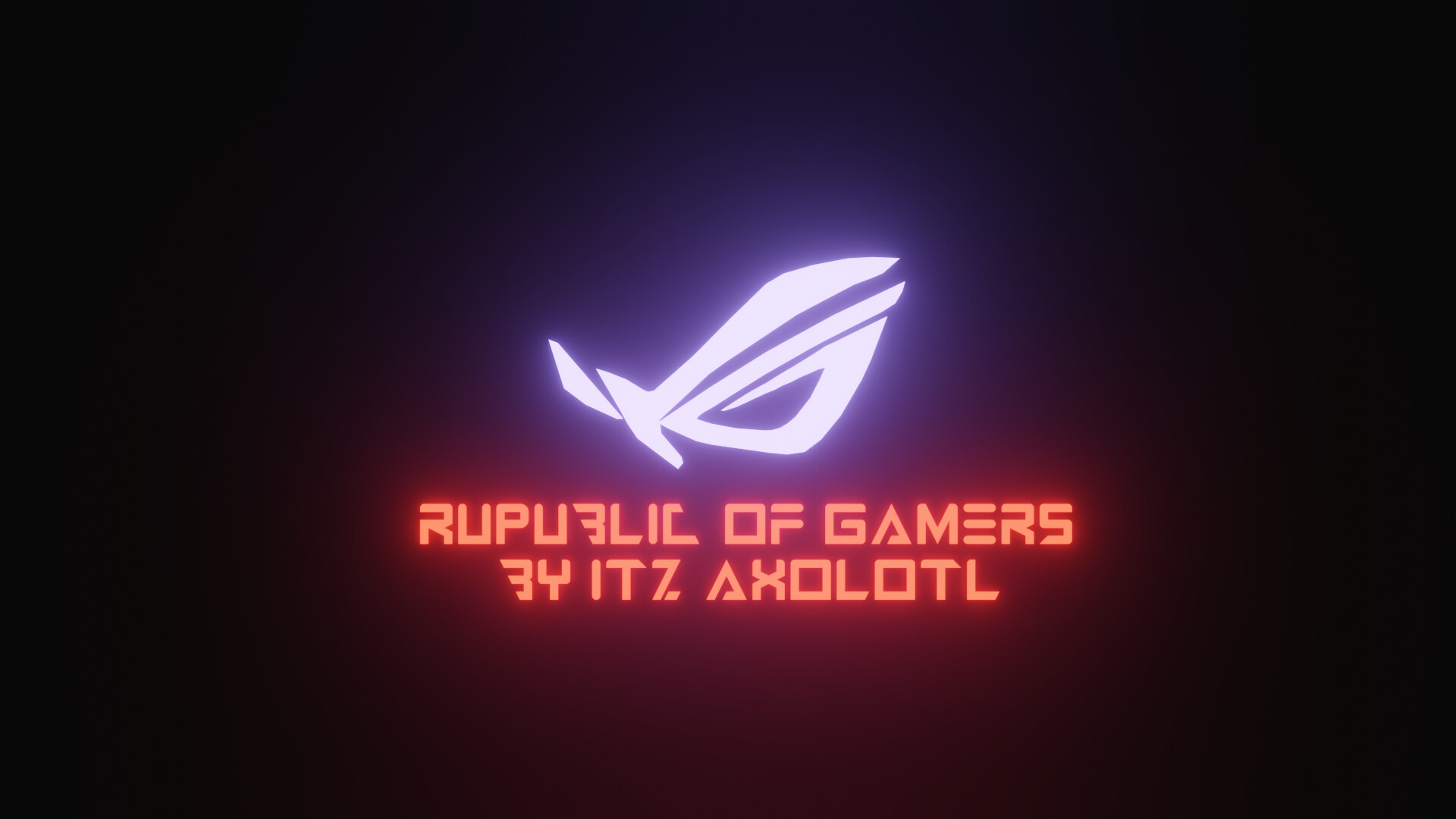 ArtStation - ROG Logo remake
