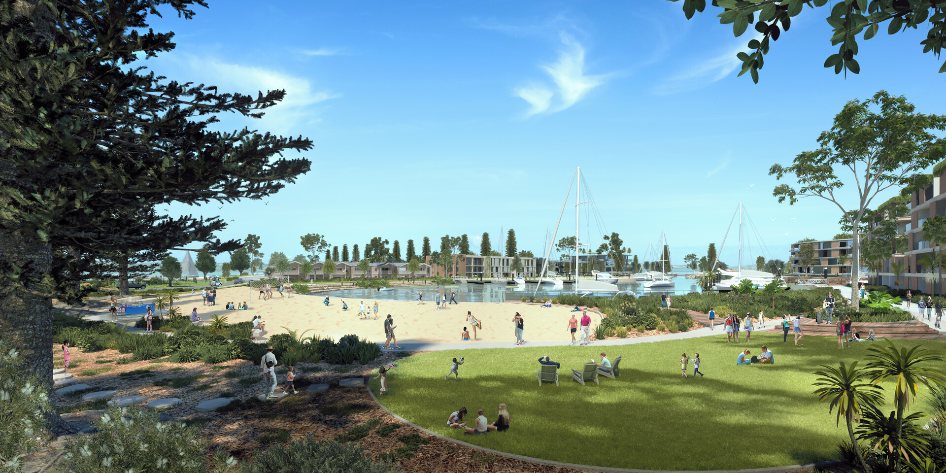 ArtStation - Coastal Redevelopment Render