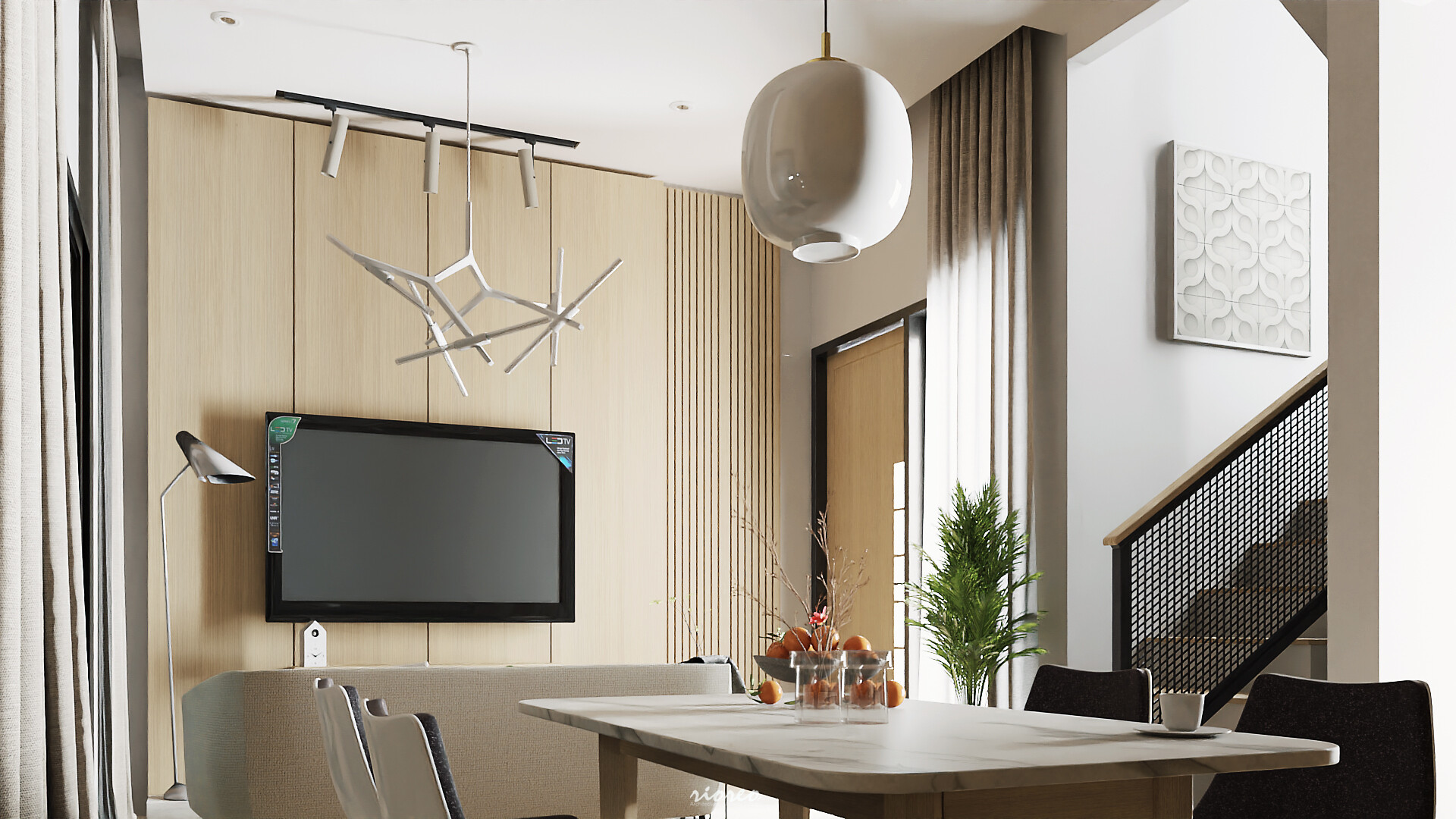 ArtStation - DEF House _interior Daylight