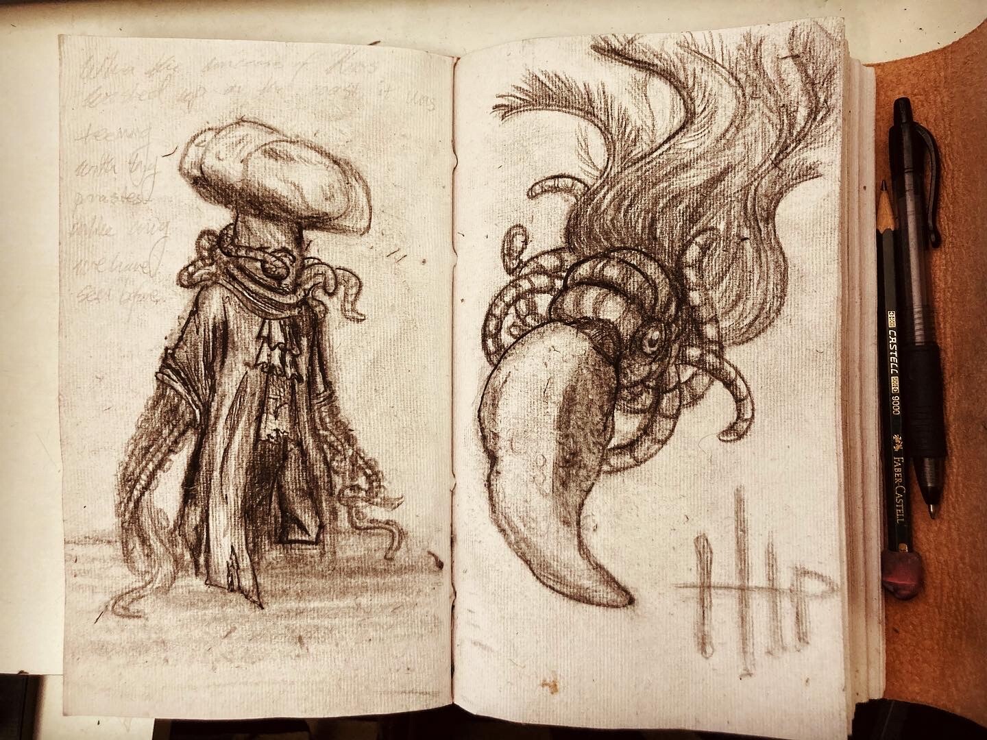 ArtStation - Inktober Bloodborne Practice - Kos Parasite