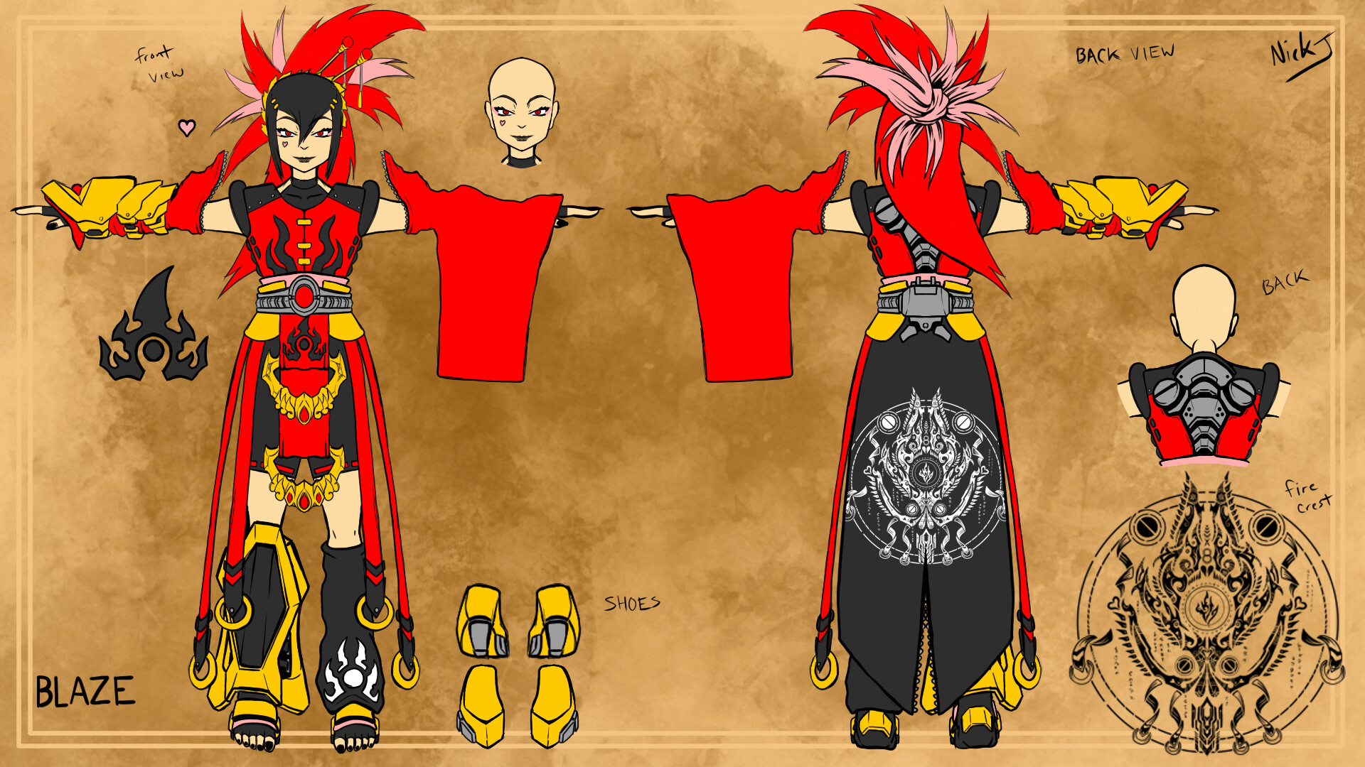 ArtStation - Blaze's concept design