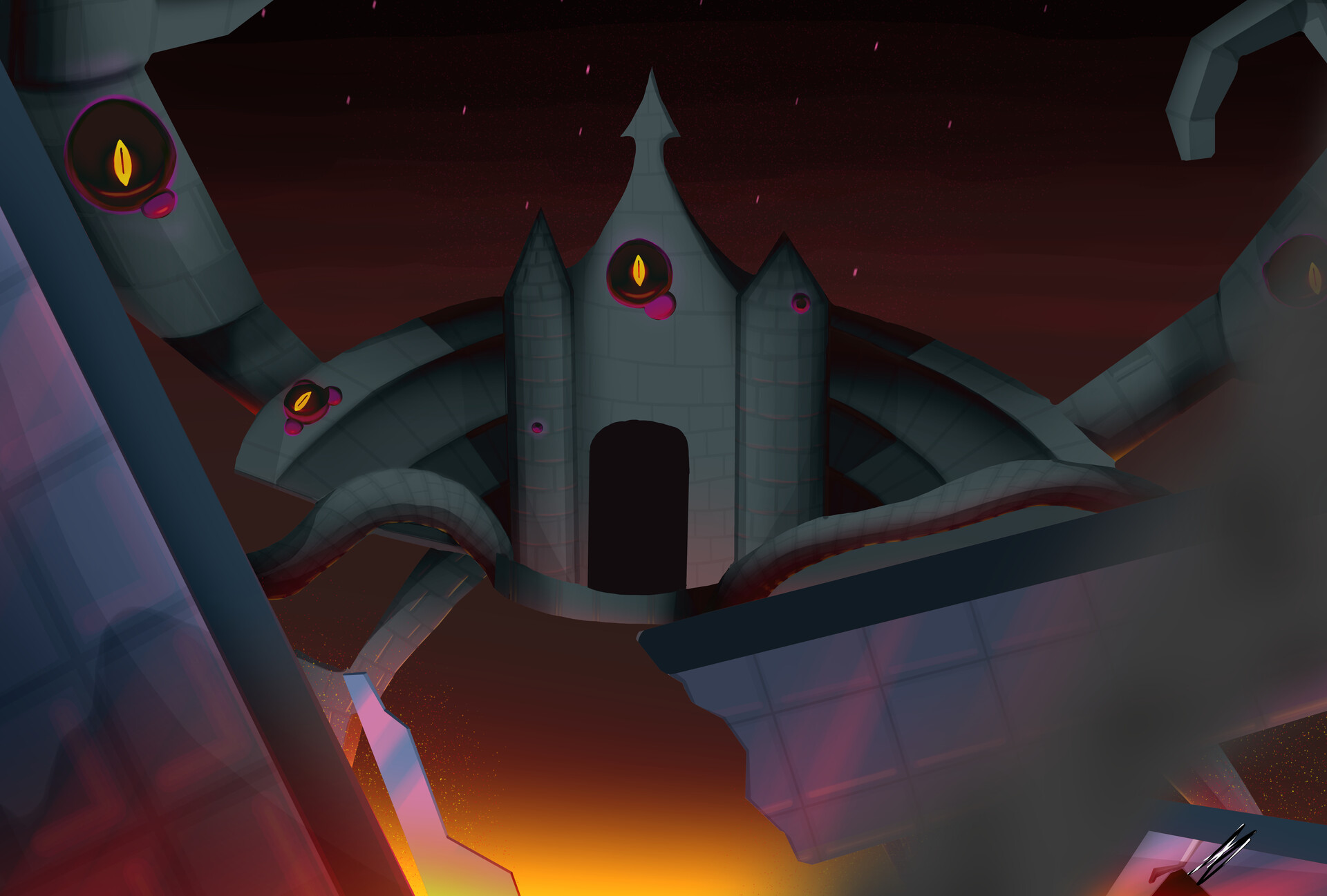 ArtStation - MOBILE FORTRESS, LAZRKTA