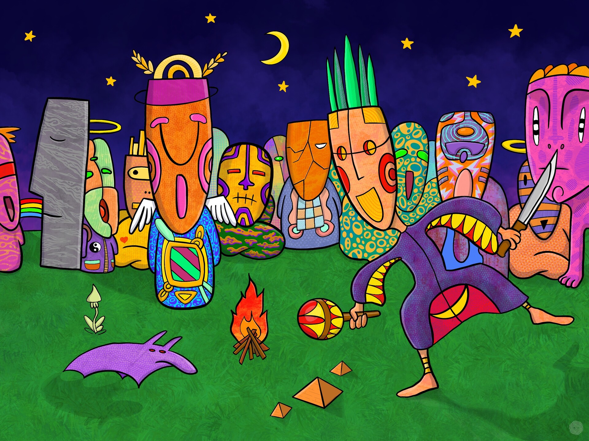 ArtStation - Shamanic dance