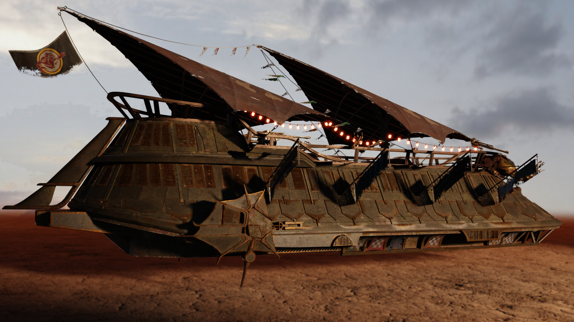 Angry Rancor - Star Wars - Luxury Sail Barge
