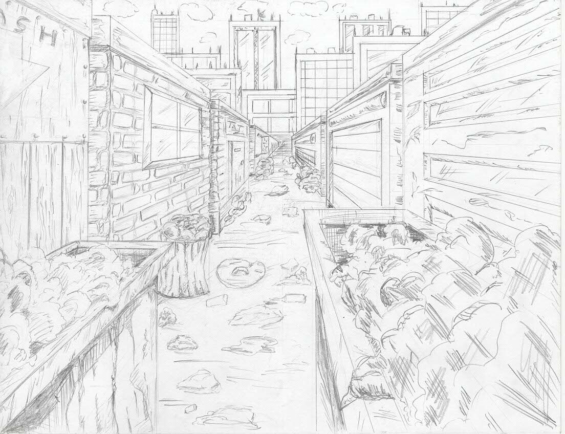 ArtStation - Alley way