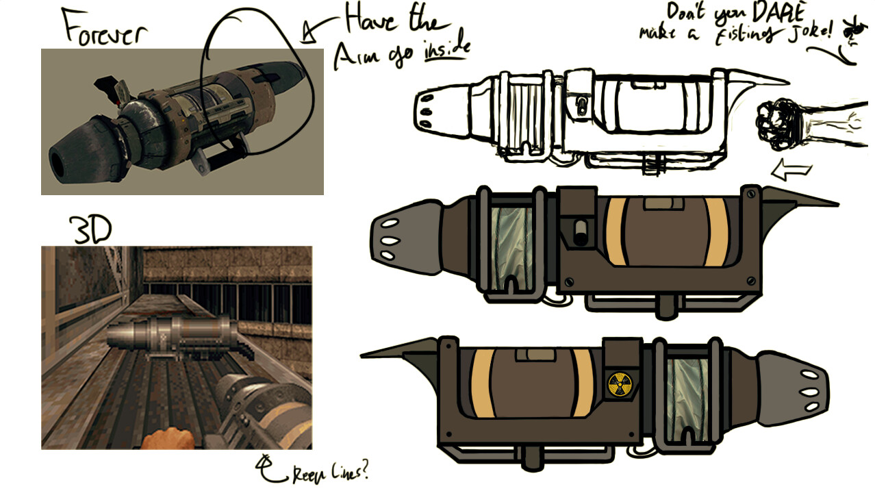 ArtStation - Duke Nukem Weapon Remake 3