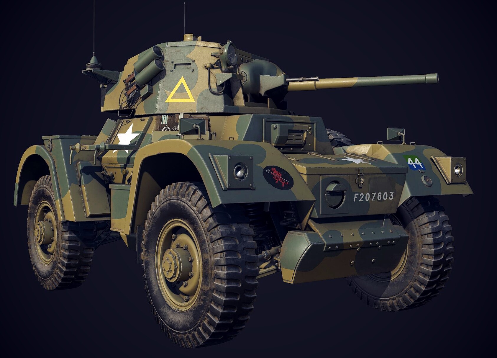 ArtStation - WW2 Armoured Car