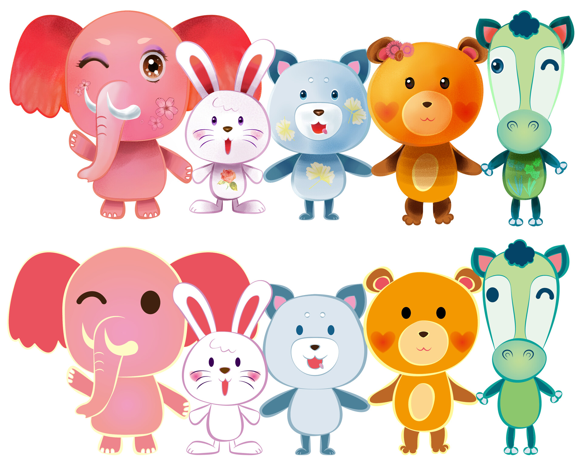 ArtStation - happy animals