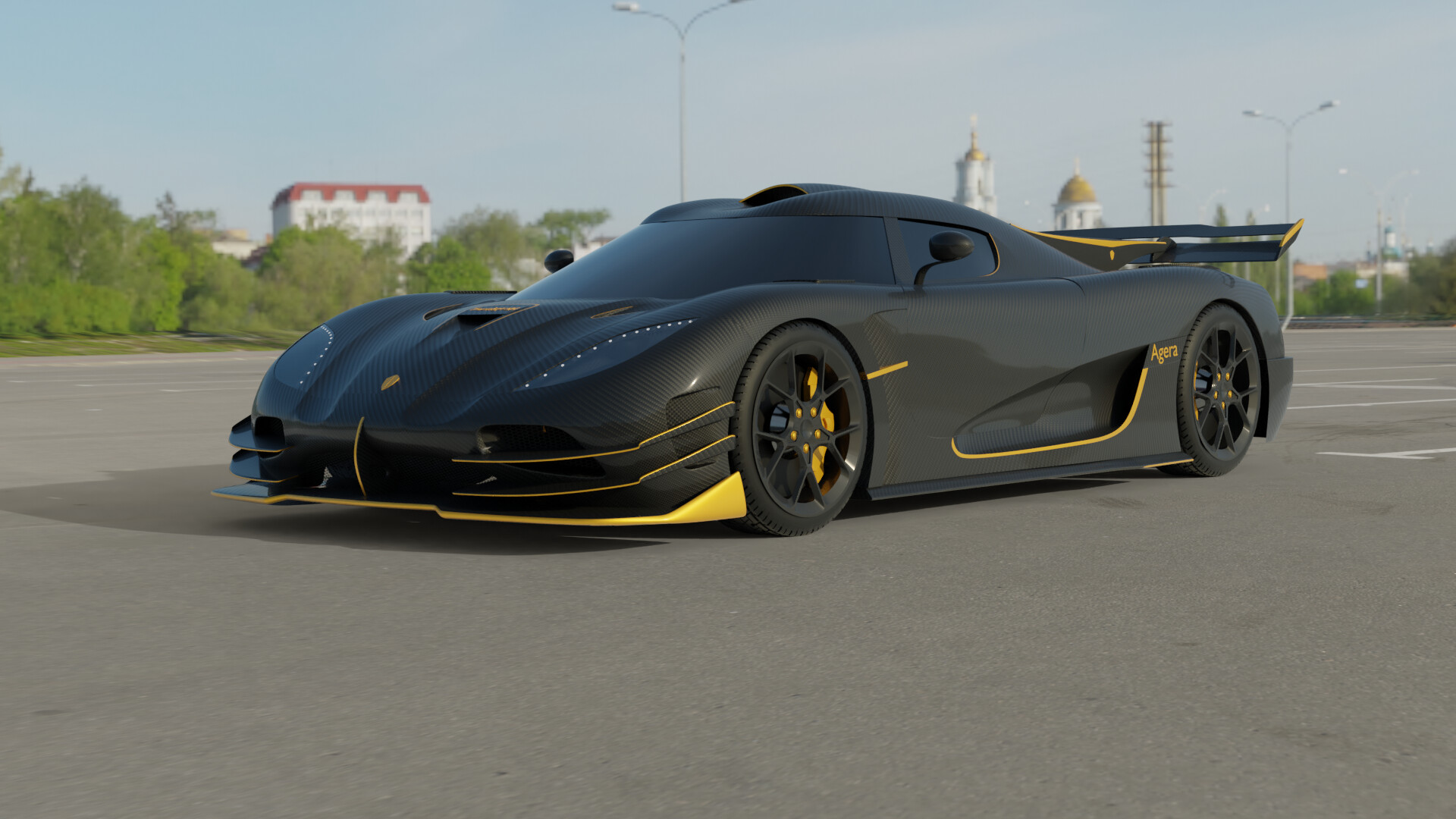 ArtStation - Koenigsegg Agera RS1 3d Model