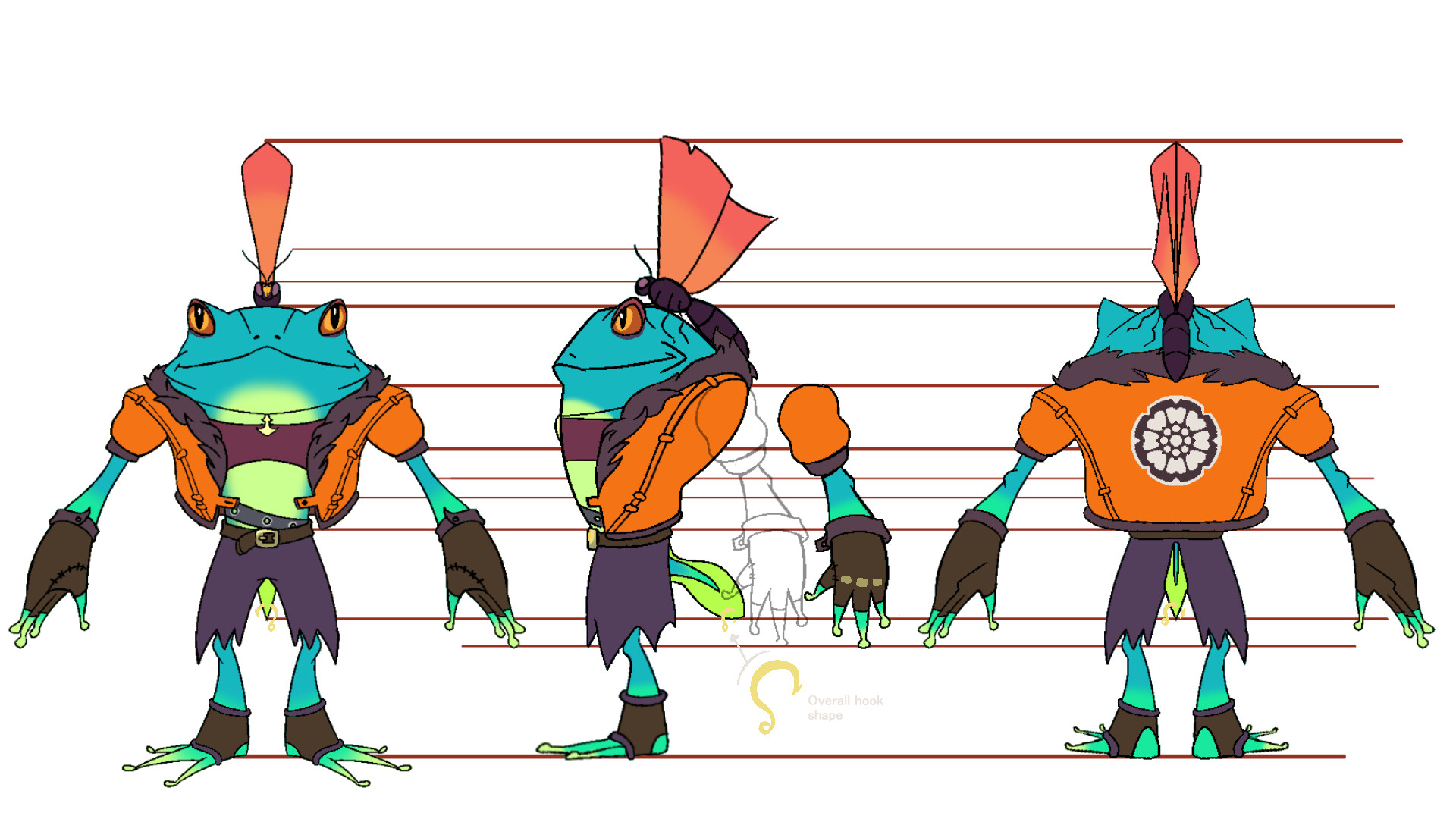 ArtStation - Punk Frog Turn-Around