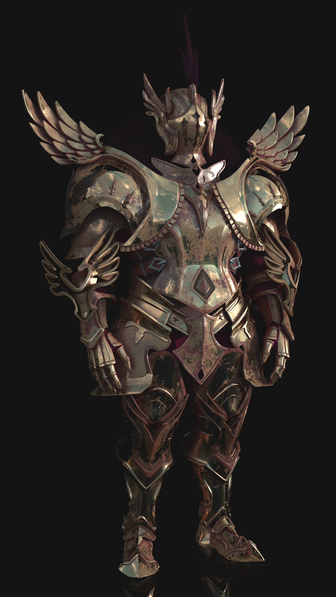 ArtStation - Gold Armor