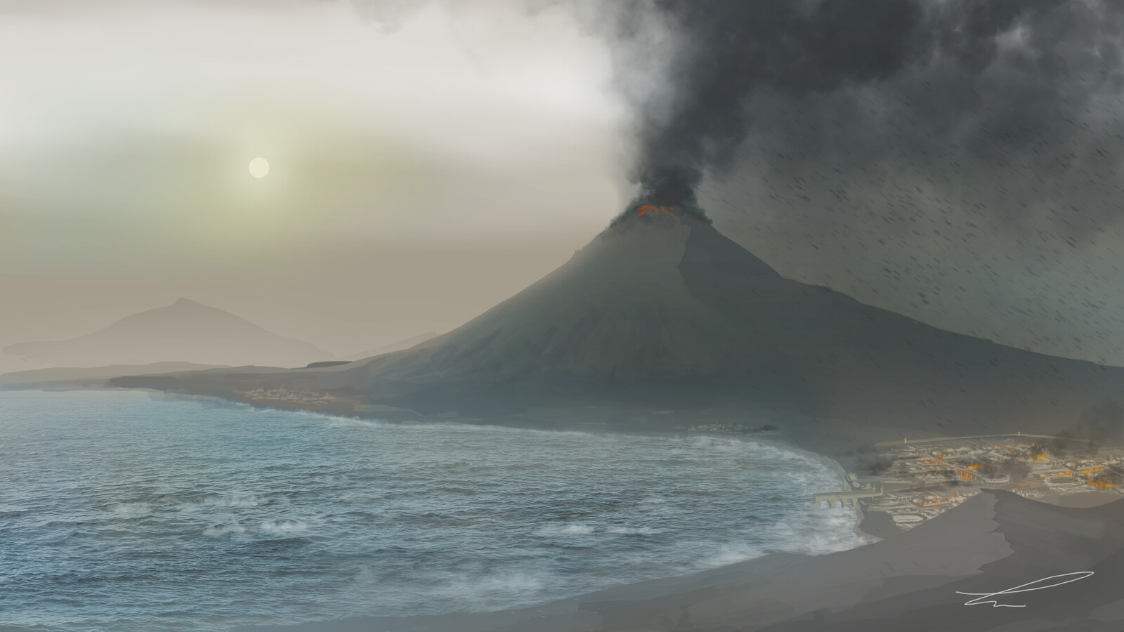 Théo - Eruption of Mount Vesuvius