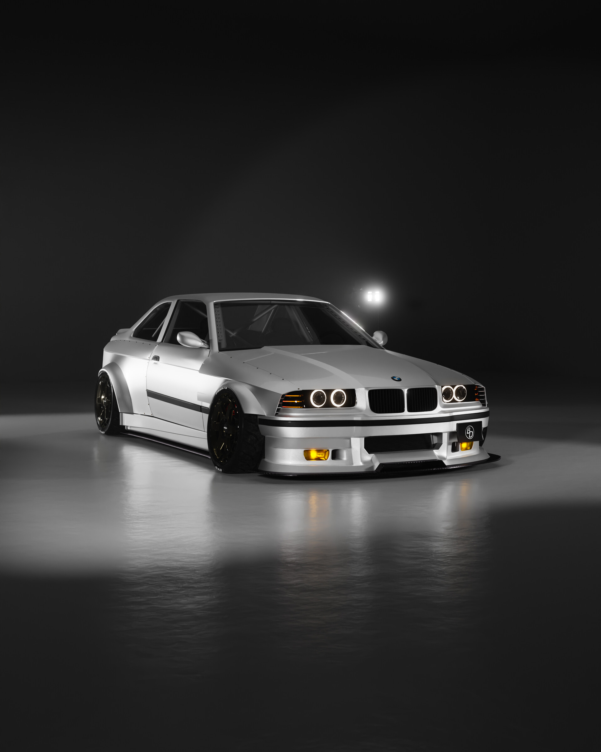 ArtStation - BMW E36 - the wide boy
