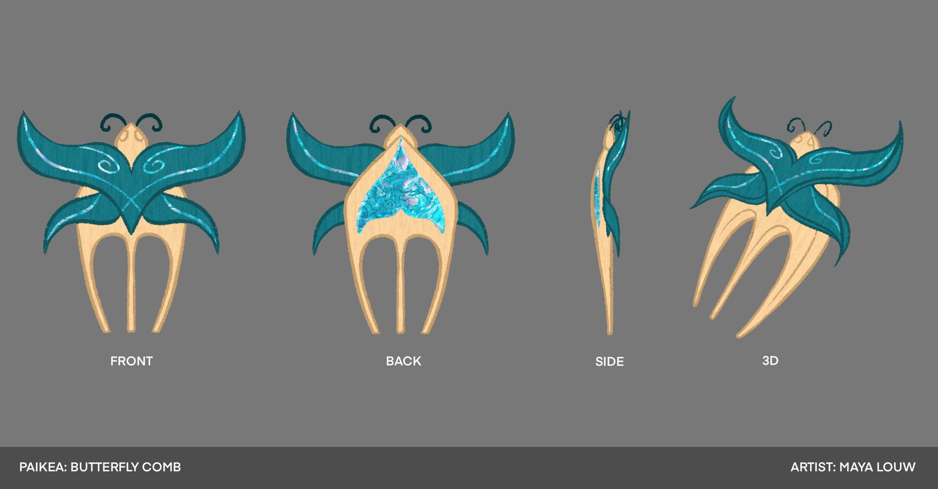 Maya Louw - Paikea Character Design