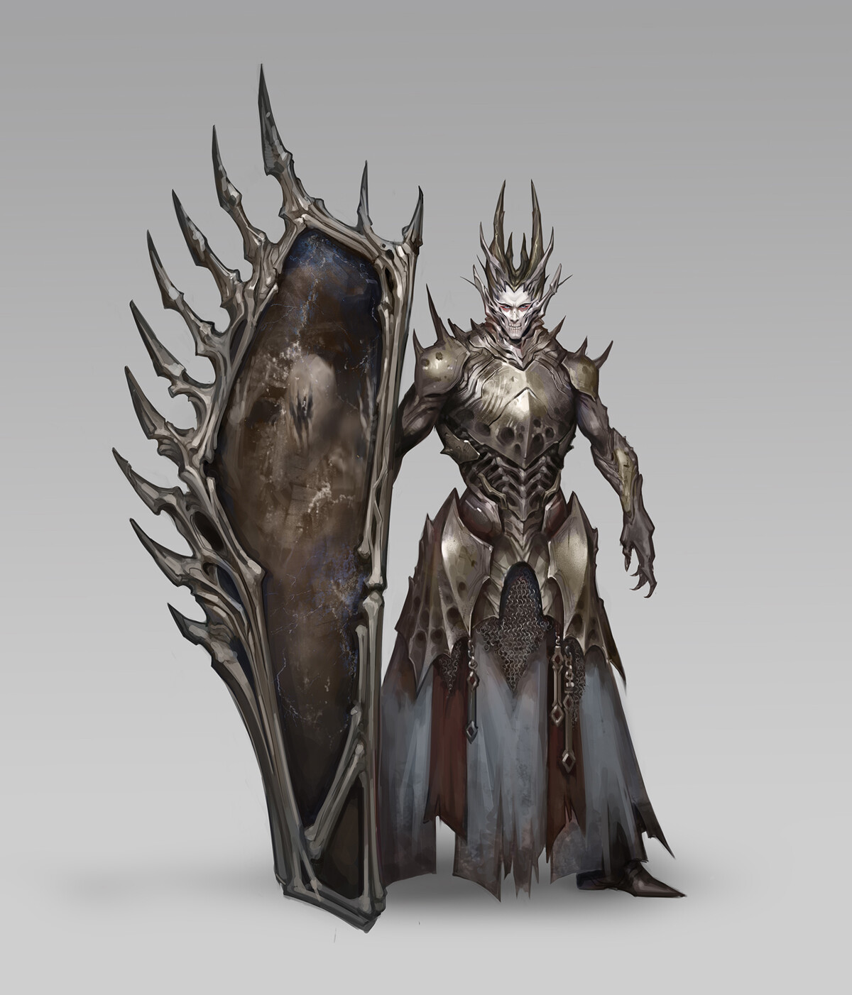 ArtStation - Undead knight end his minions