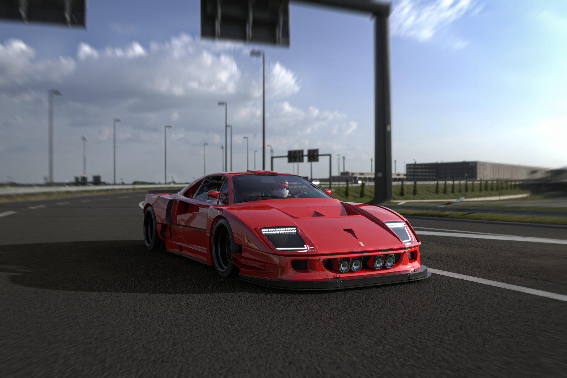 Federico Zimbaldi - F40 body kit transformation