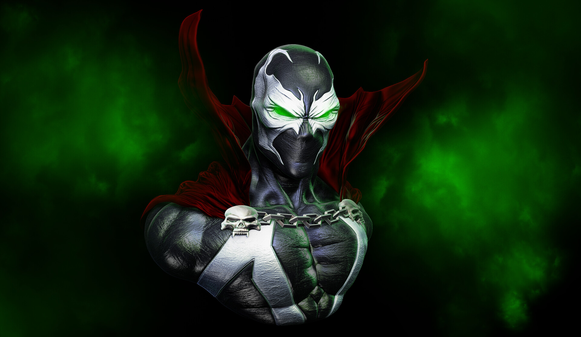 ArtStation - Spawn bust fanart
