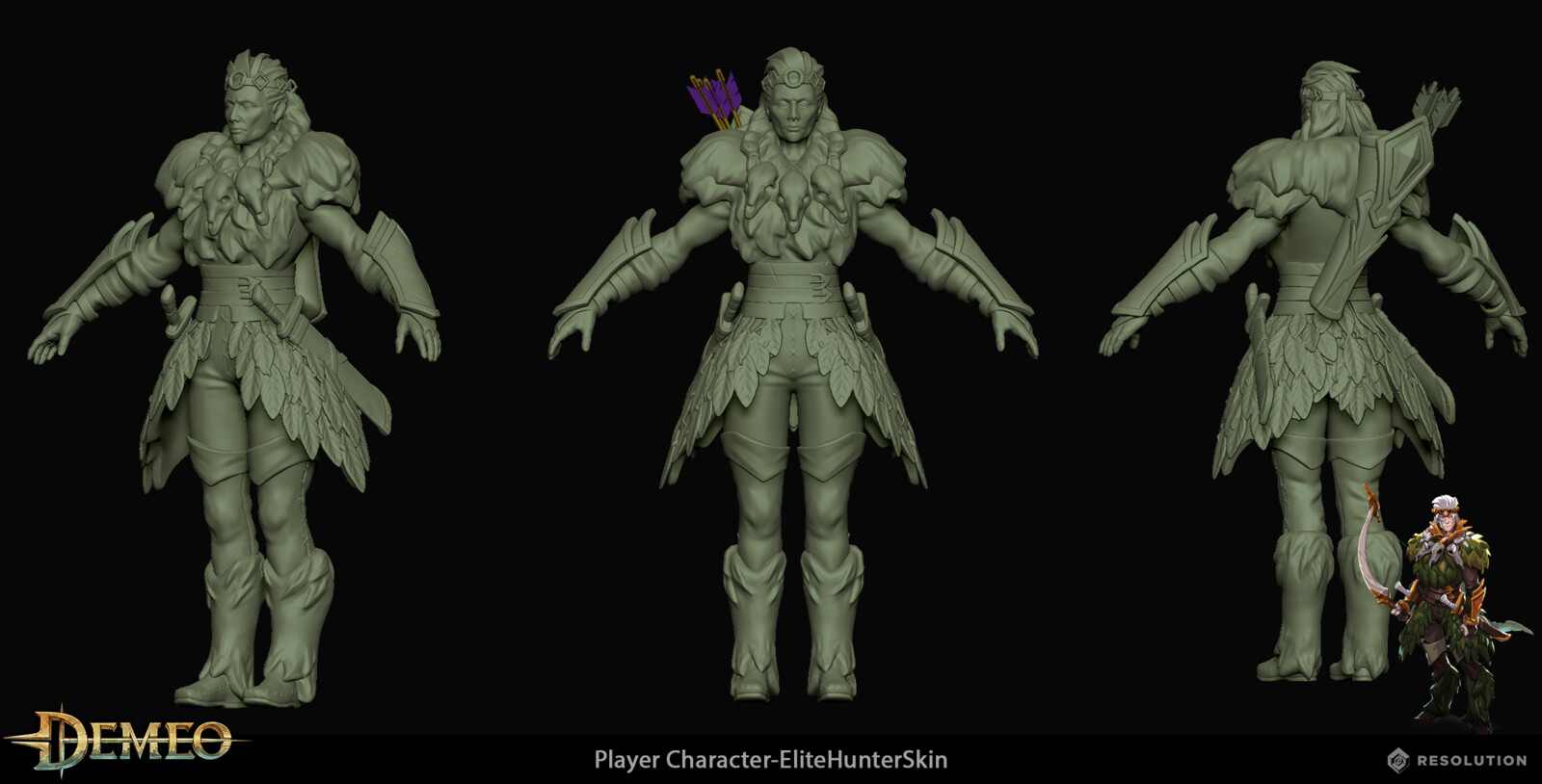 Nataliia Kupovets - Demeo Character Art