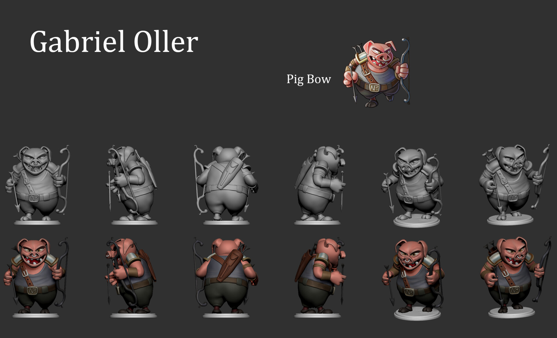 ArtStation - Pig Bow