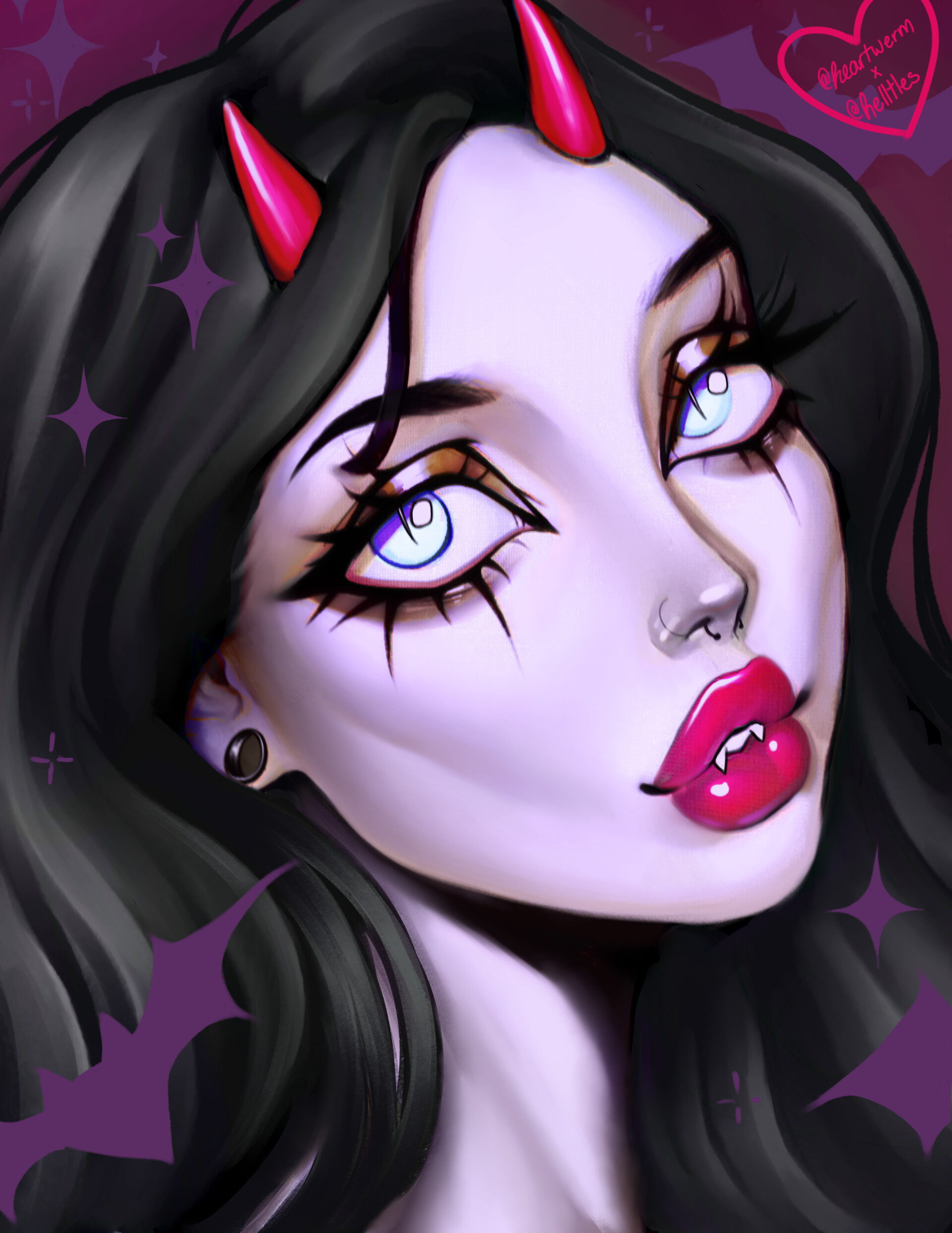 ArtStation - Vampire Girl Commission