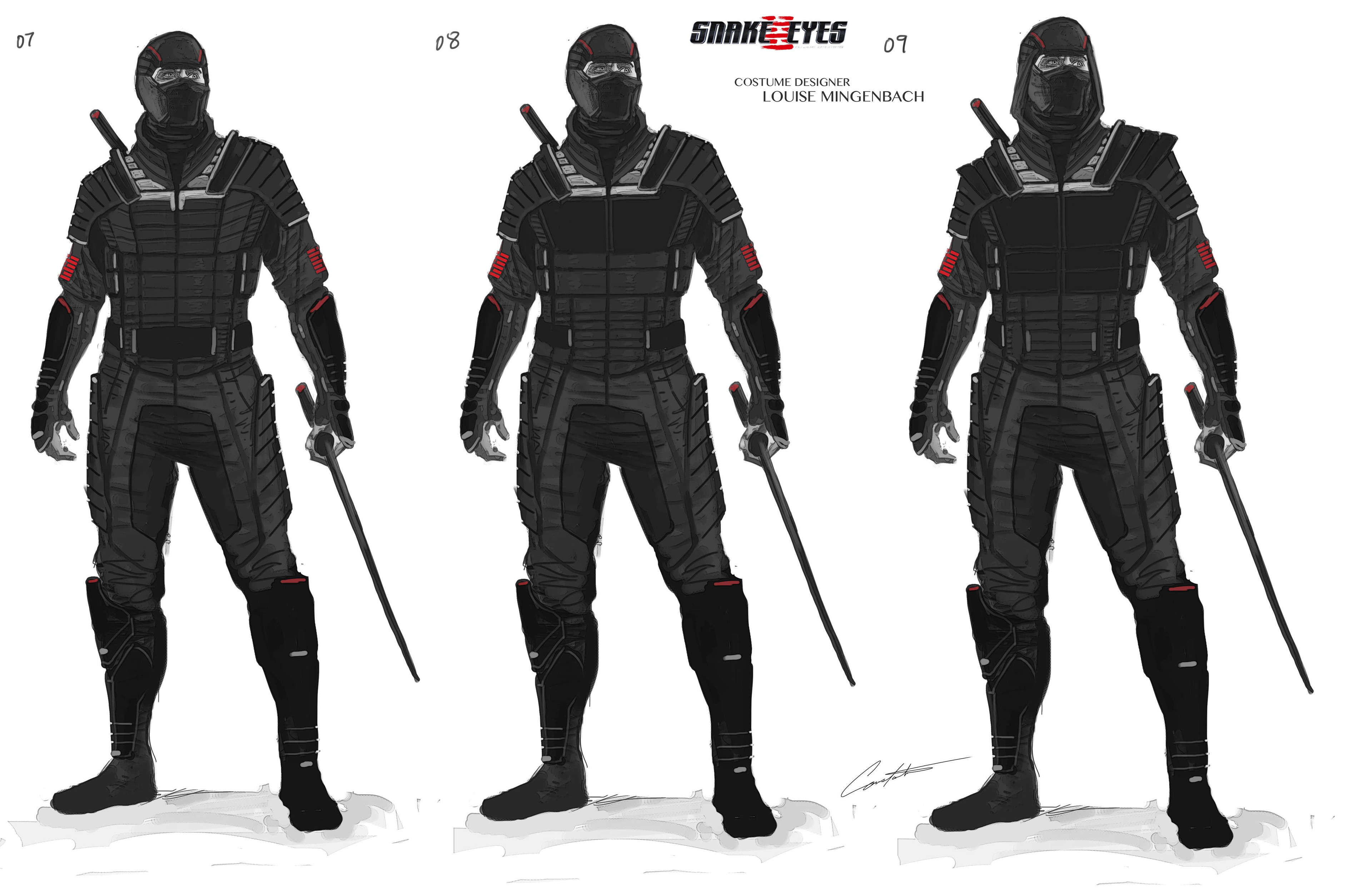 Constantine Sekeris - Snake Eyes Gi Joe Origins Costume Concepts