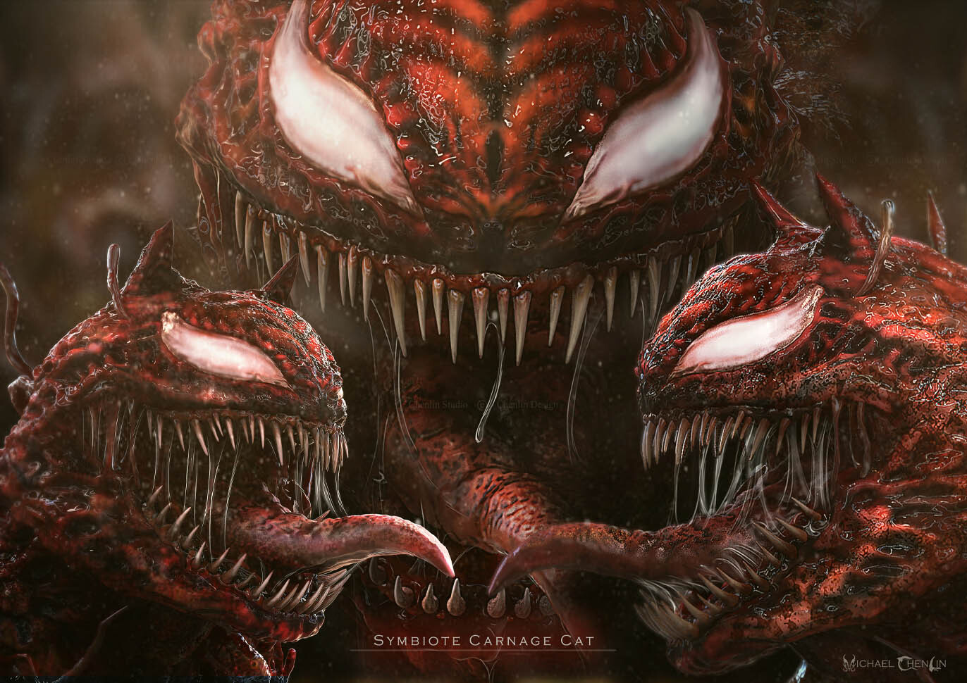 ArtStation - Symbiote Carnage Render 2