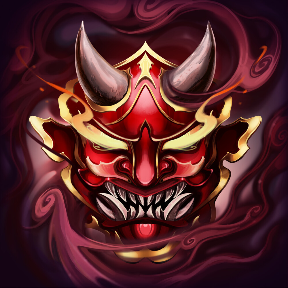 ArtStation - Oni Mask