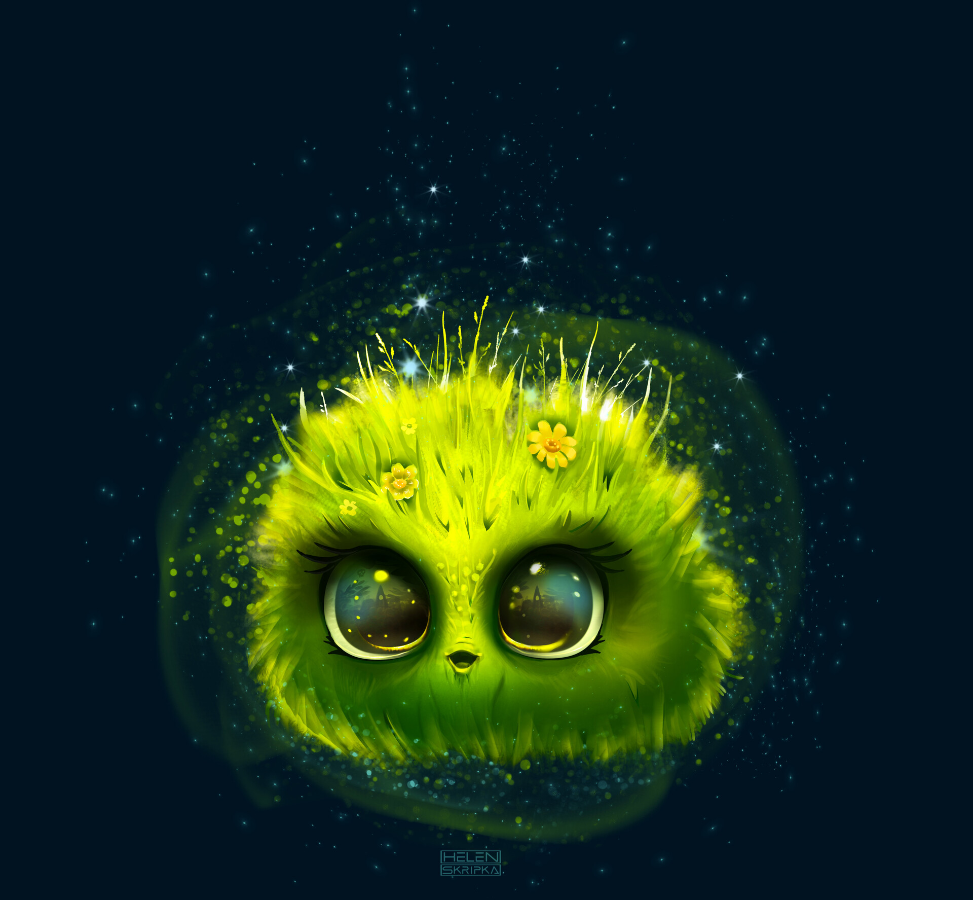 ArtStation - Green cute. Personal project